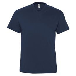 SOLS Herren Victory T-Shirt, V-Ausschnitt, Kurzarm (Marineblau)