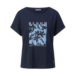 Basler - Rundhals-Shirt, blau, Gr. 40 / M - Baumwolle