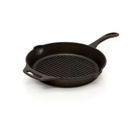 Petromax GP30 Gusseisen Grill-Feuerpfanne mit Stiel 30 cm - Camping Pfannen & Woks