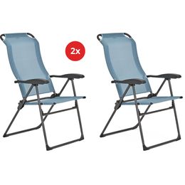 Berger Iseo Comfort Blau 2er-Set - Klappst&uuml;hle