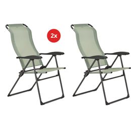 Berger Iseo Comfort Gr&uuml;n 2er-Set - Klappst&uuml;hle