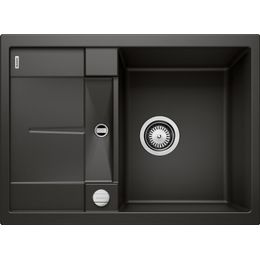 Granitsp&uuml;le Blanco "METRA 45 S Compact", schwarz, B:50cm H:19cm T:68cm, Verbundwerkstoff, K&uuml;chensp&uuml;len, erh&auml;ltlich in mehreren Farben