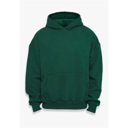 Kapuzensweatshirt DROPSIZE "Dropsize Herren Dropsize Heavy Oversize HD Print Hoodie", Herren, Gr. L, gr&uuml;n, 70% Baumwolle, 30% Polyester, bedruckt, Sweatshirts