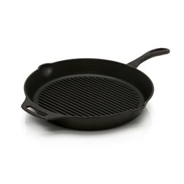 Petromax GP35 Gusseisen Grill-Feuerpfanne mit Stiel 35 cm - Camping Pfannen & Woks