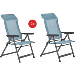 Berger Iseo Luxus Blau 2er-Set - Klappst&uuml;hle