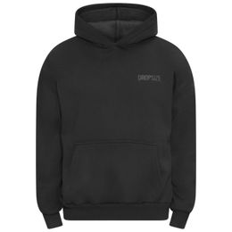 Kapuzensweatshirt DROPSIZE "Dropsize Herren Dropsize Heavy Oversize HD Print Hoodie", Herren, Gr. L, schwarz, 70% Baumwolle, 30% Polyester, bedruckt, Sweatshirts