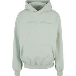 Kapuzensweatshirt Karl Kani "Karl Kani Herren", Herren, Gr. L, light mint, 100% Baumwolle, Sweatshirts