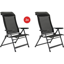 Berger Iseo Luxus XL Schwarz 2er-Set - Klappst&uuml;hle