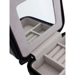 Schmucketui Lady, schwarz, Aufbewahrungsboxen, Damen, Polyurethan