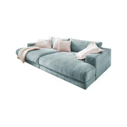 KAWOLA BIG SOFA XL MADELINE Hellblau Cord
