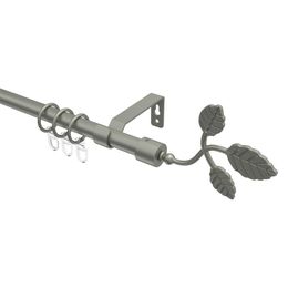 GARDINENSTANGE Olymp Alessia 180 cm, 1-l&auml;ufig, 16 mm &Oslash; Chrom matt