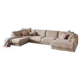 KAWOLA WOHNLANDSCHAFT MADELINE Taupe Cord