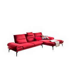 KAWOLA ECKSOFA KIMI Rot Webstoff
