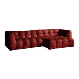 KAWOLA ECKSOFA RIO Bordeaux Velvet