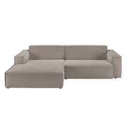 KAWOLA ECKSOFA SAMU Grau Cord