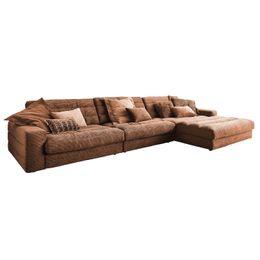KAWOLA ECKSOFA XL LANA Braun Cord