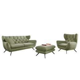 KAWOLA SITZGRUPPE CHARME Gr&uuml;n Cord