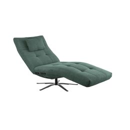 KAWOLA RELAXLIEGE LETICIA Smaragdgr&uuml;n Cord Drehbar (360&deg;), Relaxfunktion