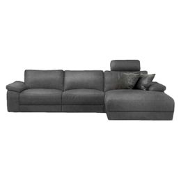 KAWOLA ECKSOFA XL MOTORISCHER RELAXFUNKTION LOLA Grau Webstoff Relaxfunktion