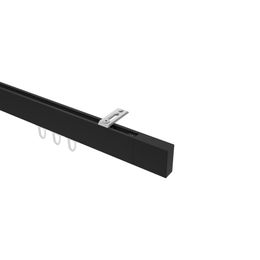 GARDINENSTANGE INNENLAUF Smartline Lox 160 cm, 1-l&auml;ufig, 14x35 mm Schwarz