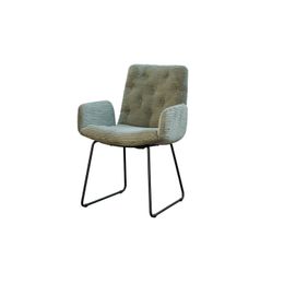 KAWOLA STUHL NEW CHARME Gr&uuml;n Cord (1er-Set)