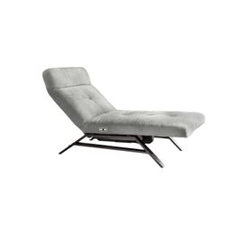 KAWOLA LIEGE MIT MOTORISCHER RELAXFUNKTION AMERIVA Silber Velvet Relaxfunktion