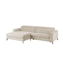 KAWOLA ECKSOFA LAISKA Cremewei&szlig; Cord
