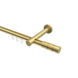 GARDINENSTANGE INNENLAUF Prestige Elanto 540 cm (geteilt in 3 x 180 cm), 1-l&auml;ufig, 20 mm &Oslash; Messing-Optik