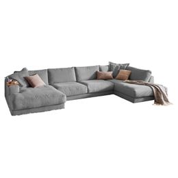 KAWOLA WOHNLANDSCHAFT MADELINE Grau Cord