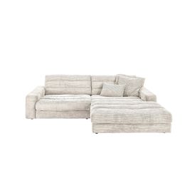KAWOLA ECKSOFA LANA SOFA Cremewei&szlig; Cord