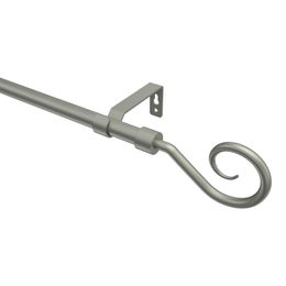 GARDINENSTANGE Olymp Allegra 520 cm (geteilt in 4 x 130 cm), 1-l&auml;ufig (ohne Ringe), 16 mm &Oslash; Chrom matt