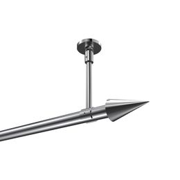 GARDINENSTANGE Sonette Savio 520 cm (geteilt in 4 x 130 cm), 1-l&auml;ufig, 20 mm &Oslash; Chrom