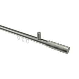 GARDINENSTANGE INNENLAUF Sonius Mavell 160 cm, 1-l&auml;ufig, 20 mm &Oslash; Edelstahl-Optik