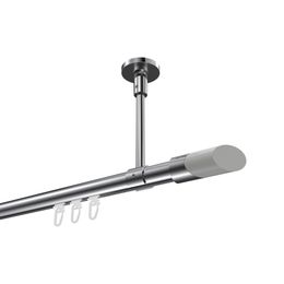 GARDINENSTANGE INNENLAUF Sonette Verano 520 cm (geteilt in 4 x 130 cm), 1-l&auml;ufig, 20 mm &Oslash; Chrom