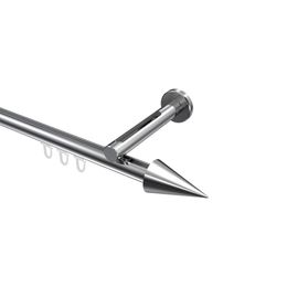 GARDINENSTANGE INNENLAUF Siteno Savio 480 cm (geteilt in 3 x 160 cm), 1-l&auml;ufig, 20 mm &Oslash; Chrom