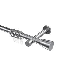 GARDINENSTANGE Prestige Sitra 540 cm (geteilt in 3 x 180 cm), 1-l&auml;ufig, 20 mm &Oslash; Chrom
