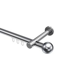 GARDINENSTANGE INNENLAUF Prestige Luino 180 cm, 1-l&auml;ufig, 20 mm &Oslash; Chrom