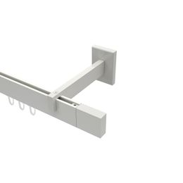 GARDINENSTANGE INNENLAUF Smartline Lox 520 cm (geteilt in 4 x 130 cm), 1-l&auml;ufig, 14x35 mm Wei&szlig;