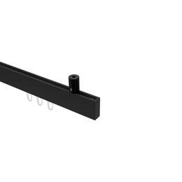 GARDINENSTANGE INNENLAUF Sonius Paxo 200 cm, 1-l&auml;ufig, 14x35 mm Schwarz