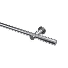 GARDINENSTANGE Platon Elanto 360 cm (geteilt in 2 x 180 cm), 1-l&auml;ufig (ohne Ringe), 20 mm &Oslash; Chrom
