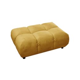 KAWOLA HOCKERBANK VIVIEN Gelb Velvet