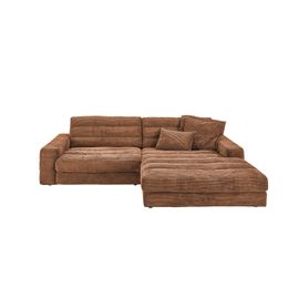 KAWOLA ECKSOFA LANA SOFA Braun Cord