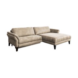KAWOLA ECKSOFA MALTA Beige Webstoff