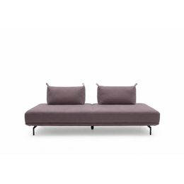 KAWOLA SCHLAFSOFA CANE Violett Webstoff