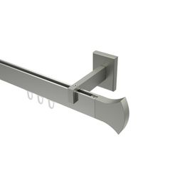 GARDINENSTANGE INNENLAUF Smartline Conex 600 cm (geteilt in 3 x 200 cm), 1-l&auml;ufig, 14x35 mm Edelstahl-Optik