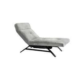 KAWOLA LIEGE MIT MOTORISCHER RELAXFUNKTION AMERIVA Silber Velvet Relaxfunktion