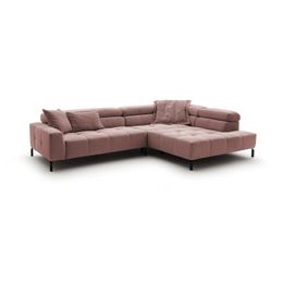 KAWOLA ECKSOFA OHIO Pink Cord