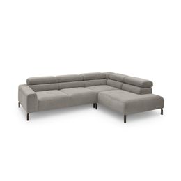 KAWOLA ECKSOFA DELIA Grau Cord