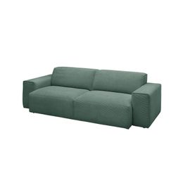 KAWOLA SOFA RANI Smaragdgr&uuml;n Cord