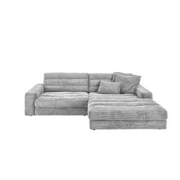 KAWOLA ECKSOFA LANA SOFA Hellgrau Cord